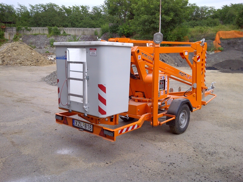 Trailer mounted platform EuropeLIFT TM13GT