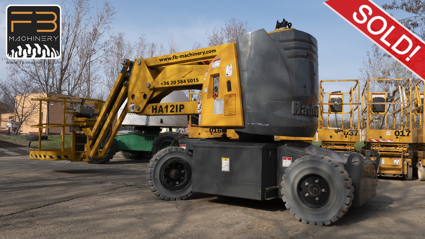 Haulotte HA12 IP Second hand articulating boom