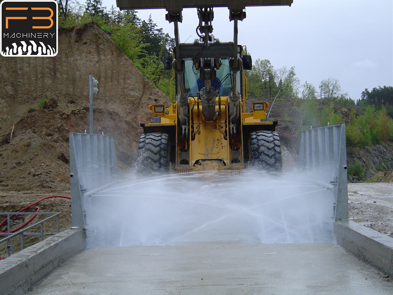 Wheel washing system